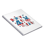 Happy 4th of July Independence Day Notebook | Zazzle