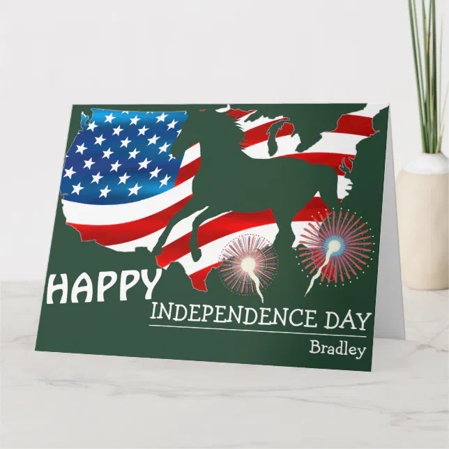 Happy 4th of July Independence Day party Card | Zazzle