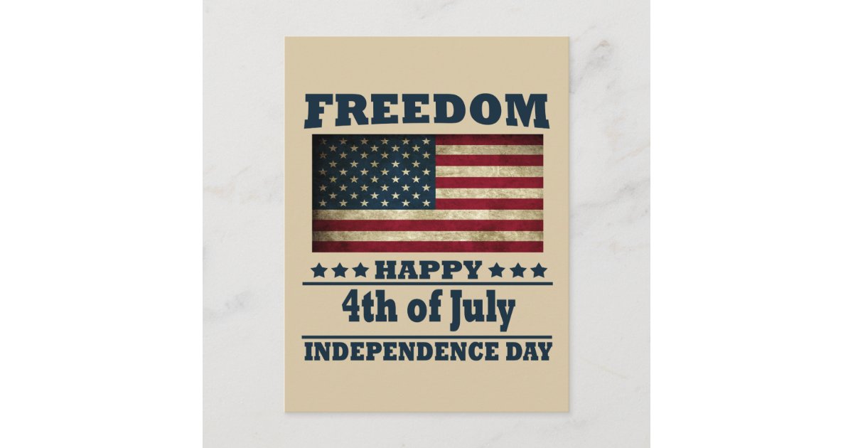 Happy 4th of july independence day postcard | Zazzle