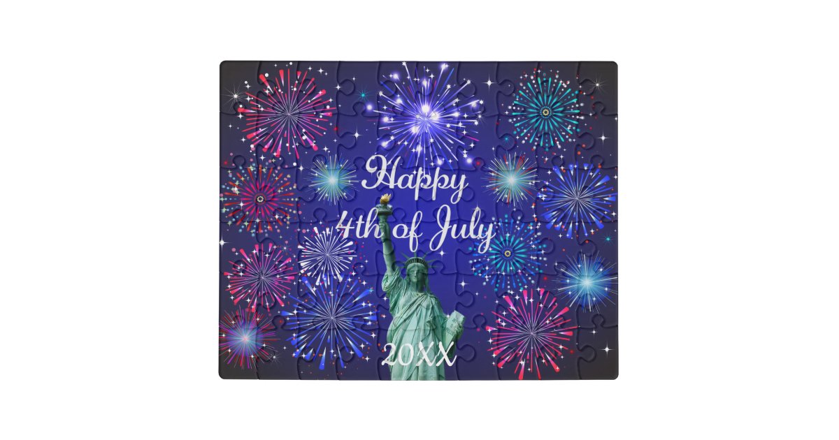 Happy 4th of July Jigsaw Puzzle | Zazzle