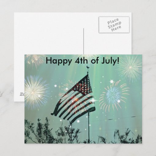 Happy 4th of July! Postcard | Zazzle