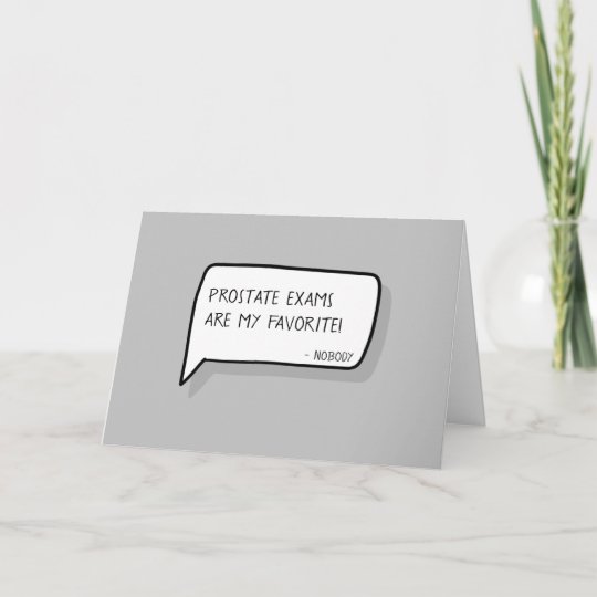 "Happy 50th Birthday" | Funny Prostate Exam Joke Card | Zazzle.com