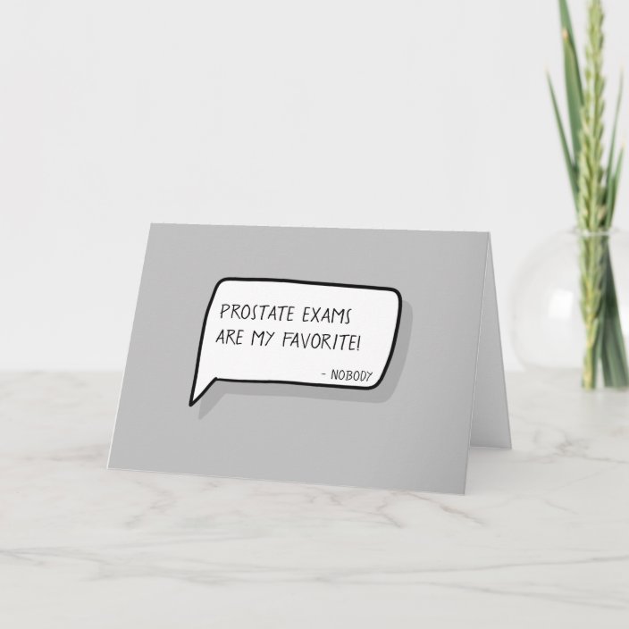 "Happy 50th Birthday" | Funny Prostate Exam Joke Card | Zazzle.com
