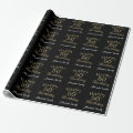 Happy 50th Birthday Gold Glitter Wrapping Paper | Zazzle