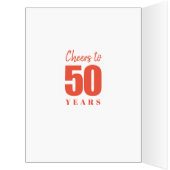 Happy 50th Birthday Milestone Photo Collage Huge Card | Zazzle