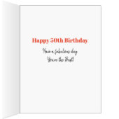 Happy 50th Birthday Milestone Photo Collage Huge Card | Zazzle