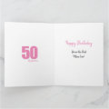 Happy 50th Birthday Mom Number 50 Photo Collage Card | Zazzle