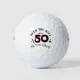 HAPPY 50th! Golf Balls | Zazzle