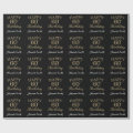 Happy 60th Birthday Gold Glitter Wrapping Paper | Zazzle