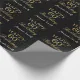 Happy 60th Birthday Gold Glitter Wrapping Paper | Zazzle