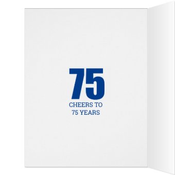 Happy 75th Birthday Dad Big 75 Photo Collage | Zazzle