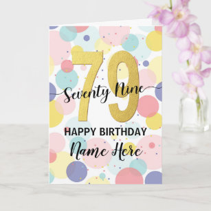 79th Birthday Cards | Zazzle