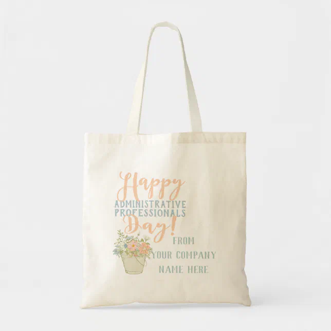 Happy Administrative Professional's Day Gift Tote Bag | Zazzle