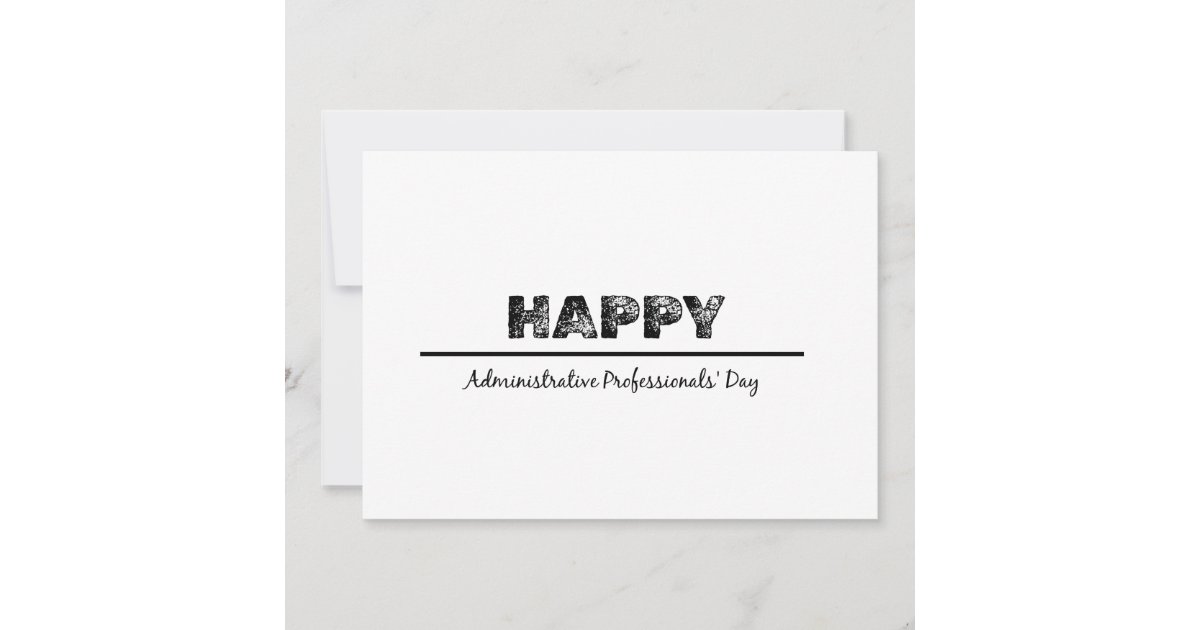 Happy Administrative Professionals' Day Invitation | Zazzle