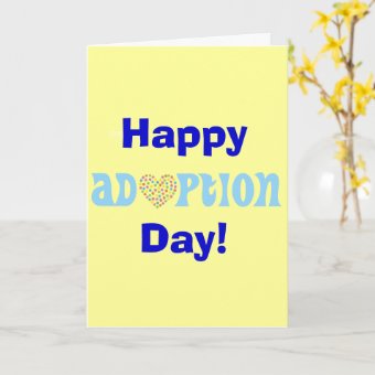 Happy Adoption Day! Card | Zazzle