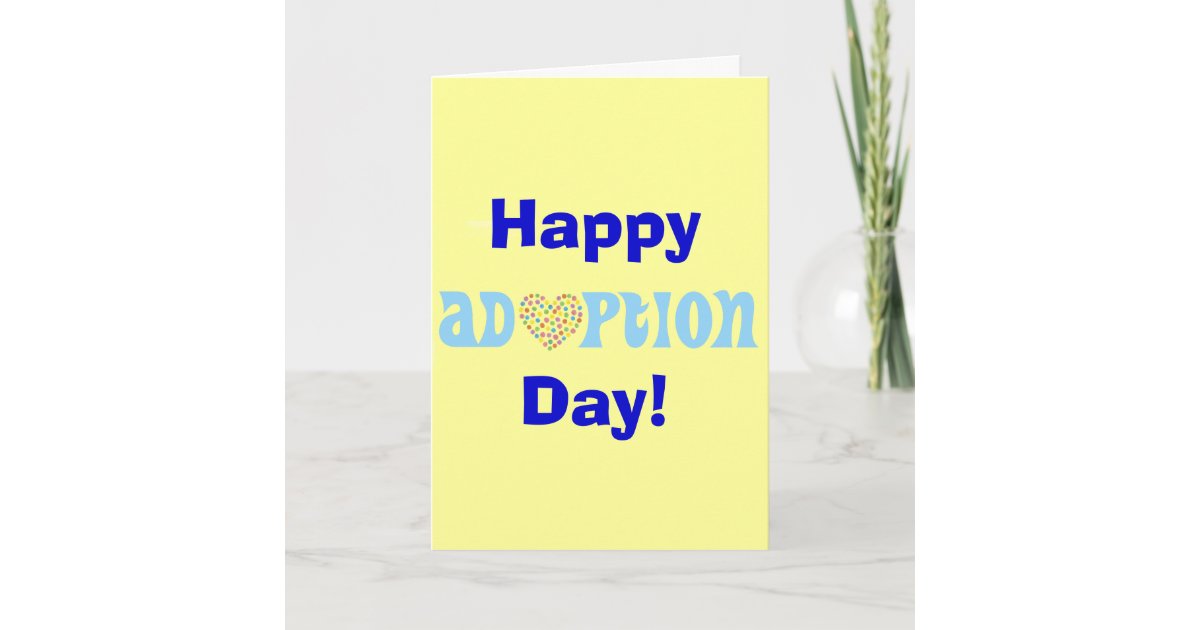 Happy Adoption Day! Card | Zazzle