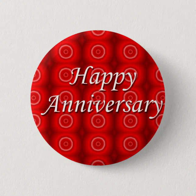 Happy Anniversary Button | Zazzle