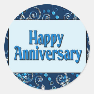 Happy Anniversary Stickers | Zazzle