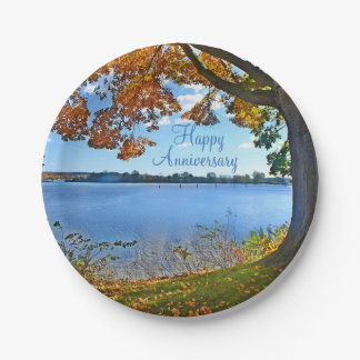 Happy Anniversary Plates | Zazzle