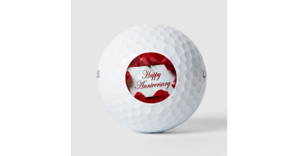 **HAPPY ANNIVERSARY GOLFER*** GOLF BALL | Zazzle
