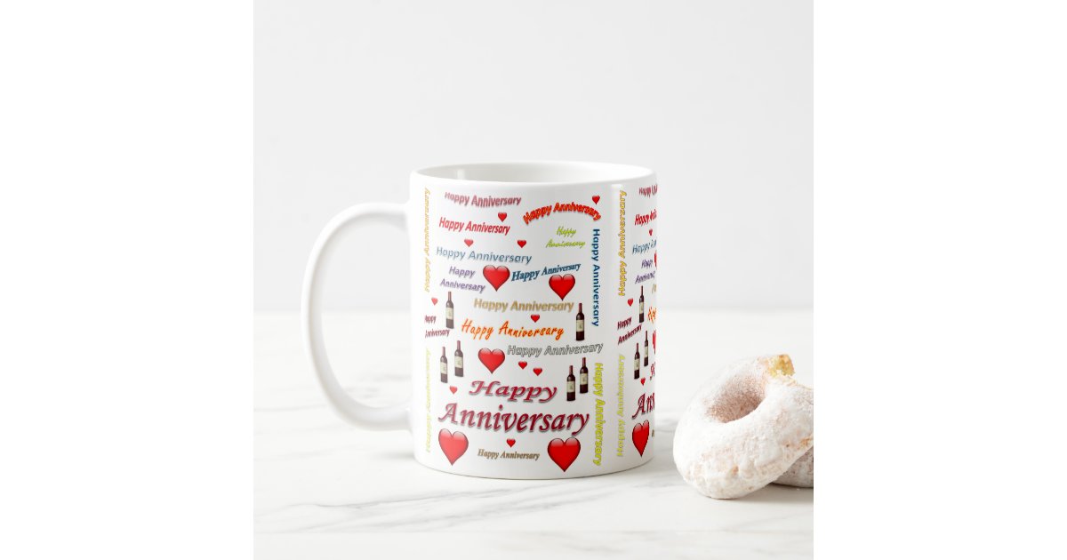 Happy Anniversary Mugs | Zazzle