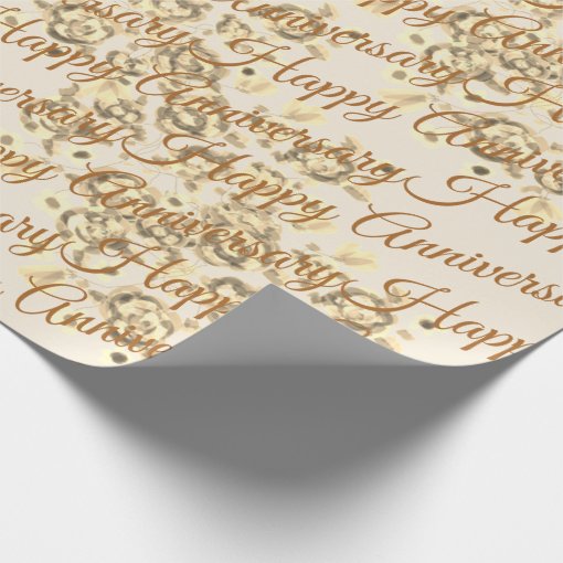 Happy Anniversary Paper Gift-wrap | Zazzle