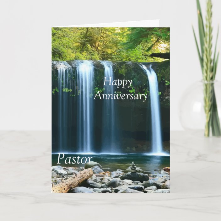Happy Anniversary Pastor Card | Zazzle.com