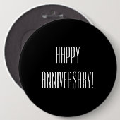 Happy Anniversary Pinback Button | Zazzle
