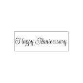 Happy Anniversary Script Text Template Self-inking Stamp | Zazzle