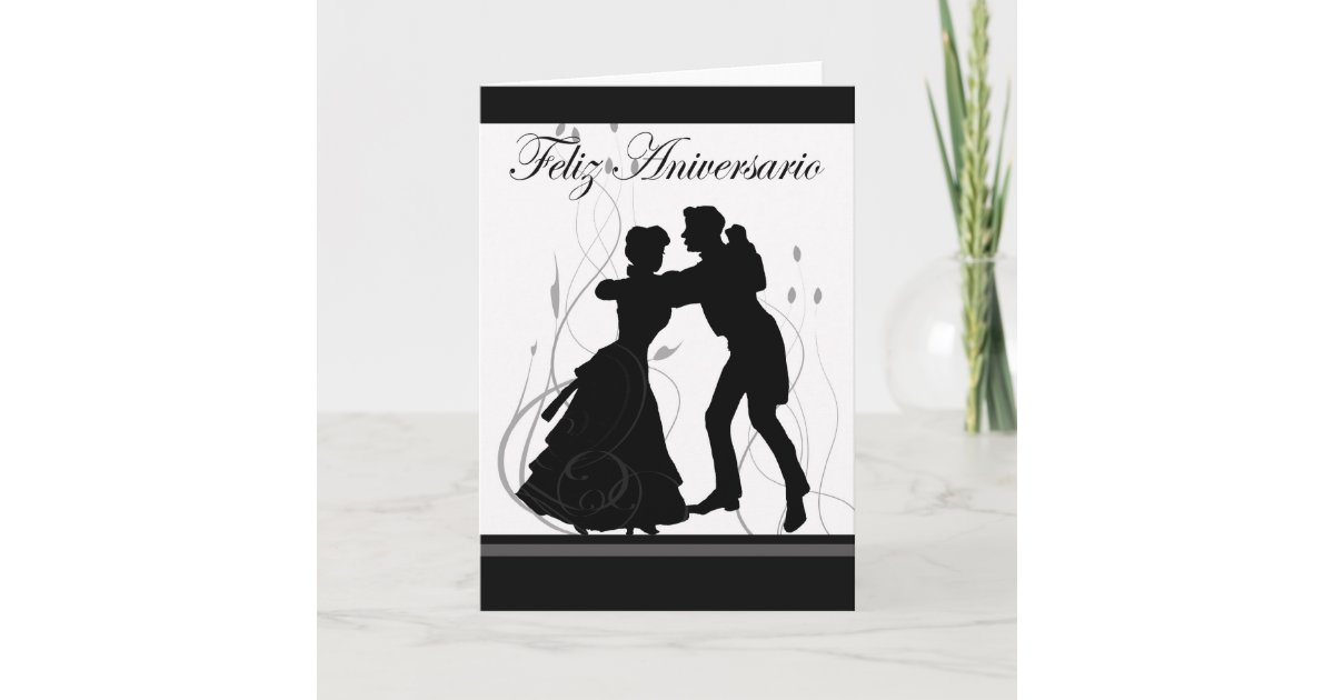 Happy Anniversary-Spanish Card | Zazzle