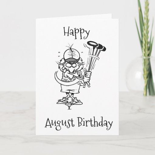 HAPPY ***AUGUST BIRTHDAY*** TO YOU! CARD | Zazzle