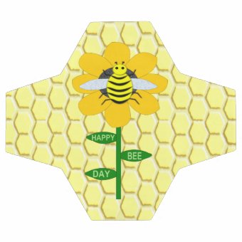 Happy Bee Day Birthday Bumblebee Soccer Ball | Zazzle