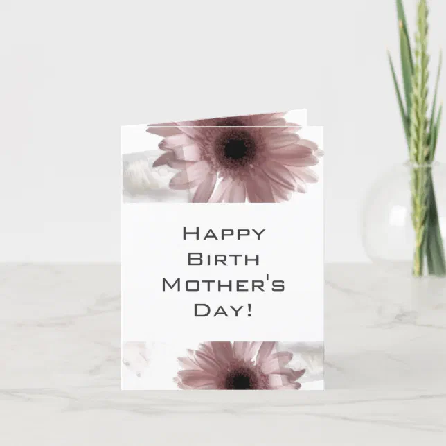 Happy Birth Mom's Day Card | Zazzle