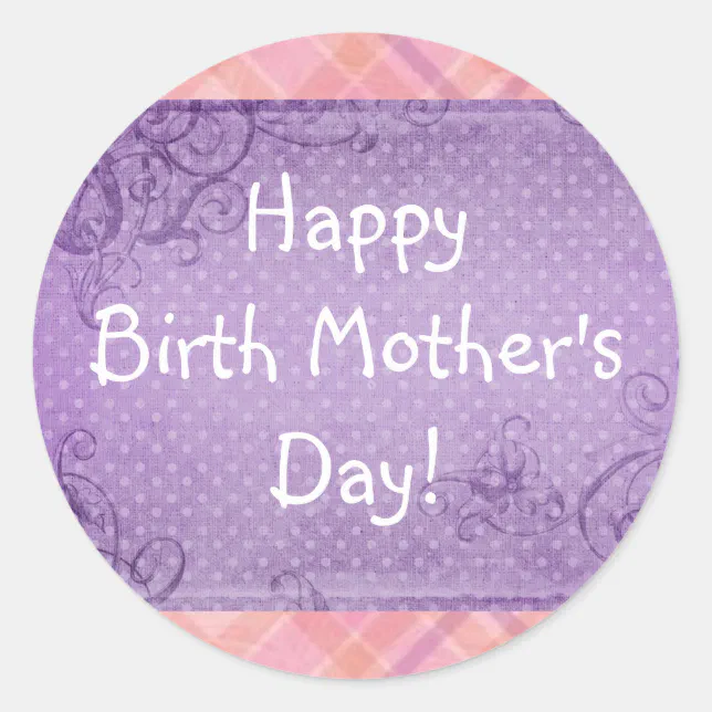 Happy Birth Mother's Day sticker | Zazzle