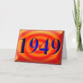 Happy Birthday 1949 Year of Birth 40's 40s forties Card | Zazzle