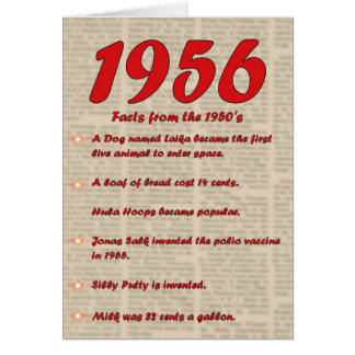 1956 Birthday Cards | Zazzle