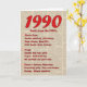 Happy Birthday 1990 Year of birth news 90's 90s Card | Zazzle