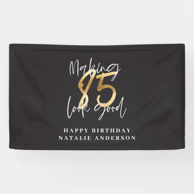 happy birthday 85th Yard Sign | Zazzle