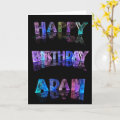 Happy Birthday Adam Card | Zazzle