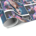 Happy birthday add your own funny photo wrapping paper | Zazzle