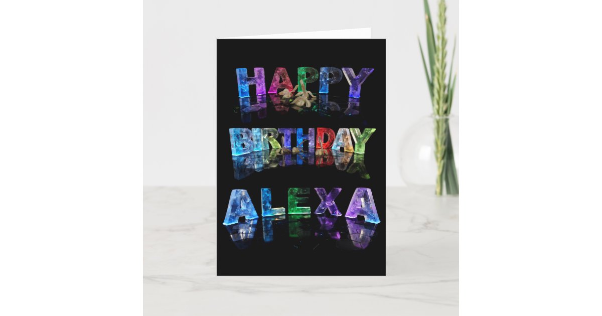 Happy Birthday Alexa Card | Zazzle.com