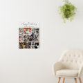 Happy Birthday Any Age 15 Multiple Photo Foam Board | Zazzle