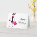 Happy Birthday/Any Occasion Shopper Greeting Card | Zazzle