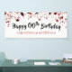 Happy Birthday ANY YEAR Red Stars Name Banner | Zazzle