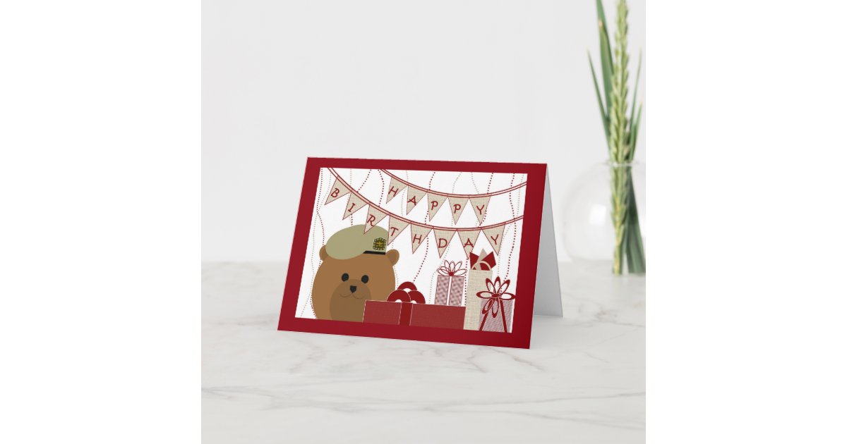 Happy Birthday, Army Ranger Soldier! Card | Zazzle