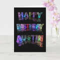 Happy Birthday Austin Card | Zazzle