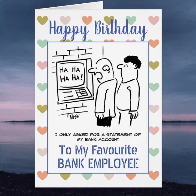 Happy Birthday Bank Employee | Zazzle