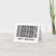 Happy Birthday Barcode Card | Zazzle