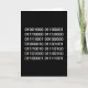 "Happy birthday" Binary code card | Zazzle