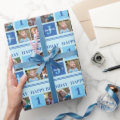 Happy Birthday Boy Photo Collage Cute Custom Wrapping Paper | Zazzle